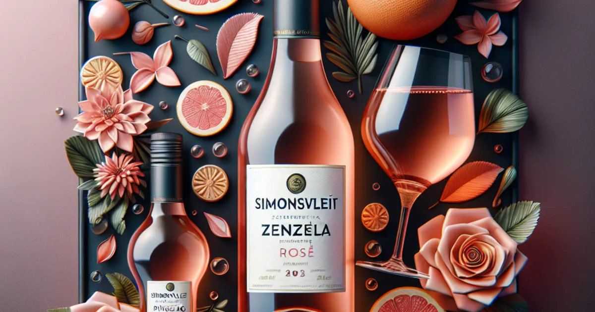 Simonsvlei Zenzela Pinotage Rosé 2023: Ein fruchtiger Genuss aus Südafrika